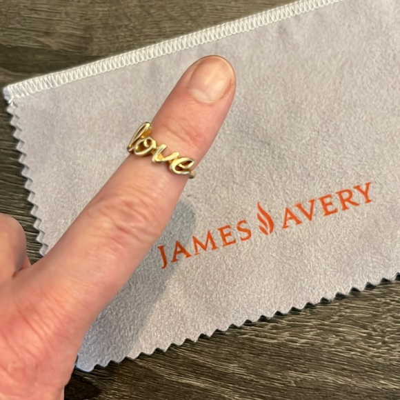 James Avery | Jewelry | James Avery Love Script Ring | Poshmark
